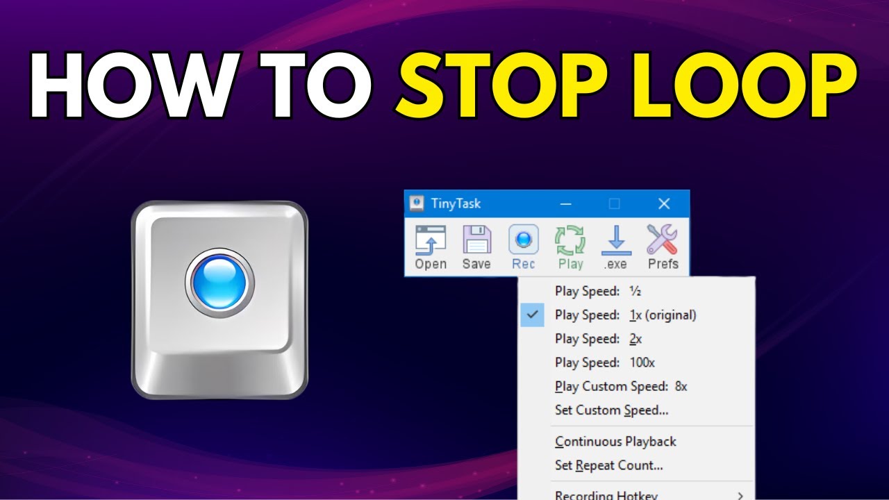How To STOP TinyTask LOOP (Easy Method)
