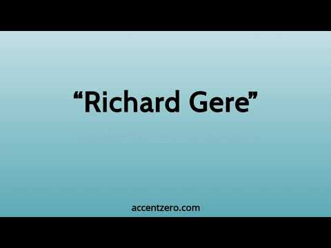 Pronounce "Richard Gere" - South Korean accent vs. native U.S.