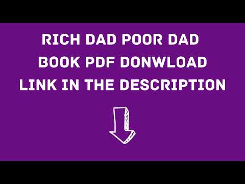 Rich Dad Poor Dad Book pdf download link in the description