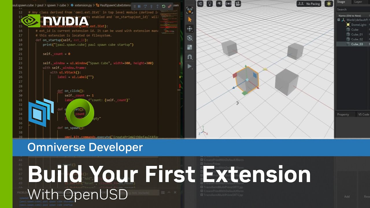 Build Your First Omniverse Extension With OpenUSD