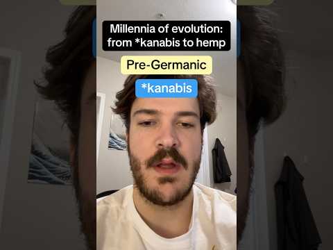 The "Cannabis-Hemp" connection #linguistics #etymology #history