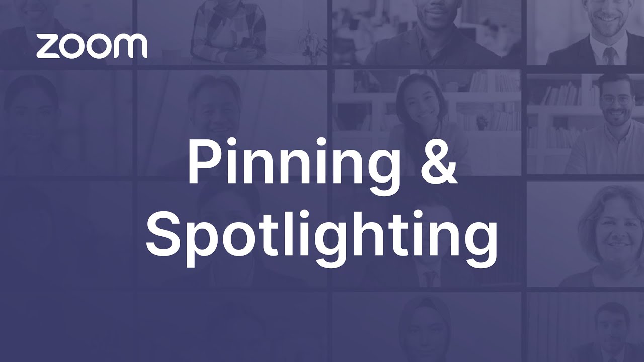 Pinning and Spotlighting Participants