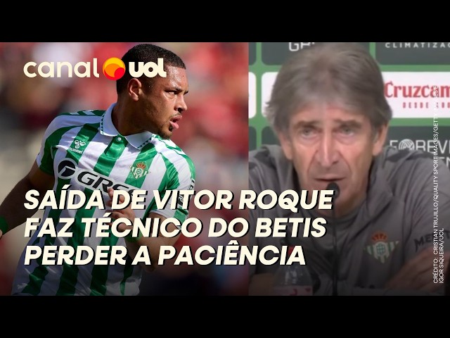 Palmeiras: Betis anuncia fim de empréstimo e se despede de Vitor Roque