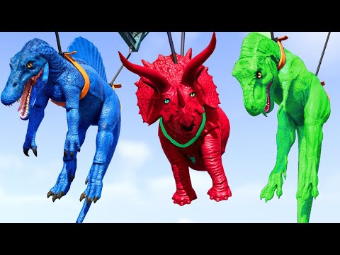 Jurassic World Dominion 2024 | Jurassic Park Dinosaur Fan Movie | T rex Chase | Dinosaur NEW Movie