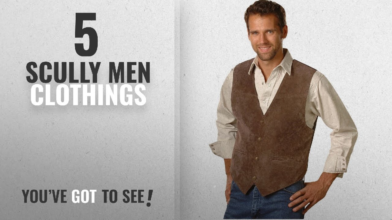 Top 10 Scully Men Clothings [ Winter 2018 ]: Scully Men's Suede Leather Vest Espresso 4X