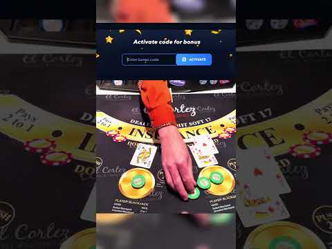 $1100 blackjack hand and I get a split 😂 #casino #gambling #lasvegas #blackjack