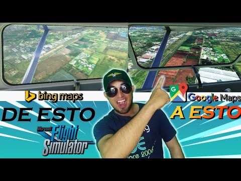 Mejor MODV7.5 Google Maps 2024 MSFS Bing vs Google#mfs