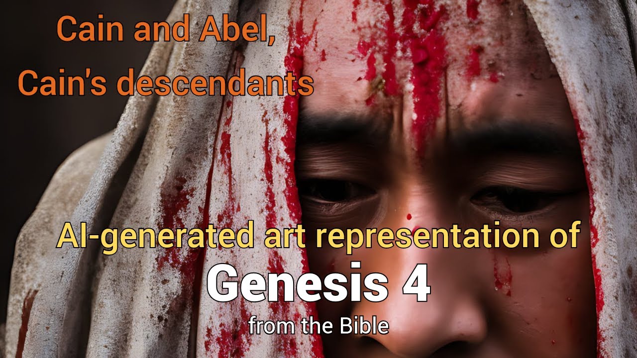 AI Generated Art, Genesis 4 - Cain and Abel, Cain's descendants