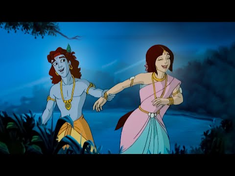 Krishna The Great - राधा कृष्ण का मिलन | Epic Love Story | Cartoons for Kids in Hindi