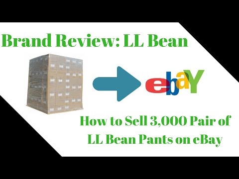 LL BEAN Brand Review - Clothing to Sell on eBay - Preparing for my Bulk Purchase - LIVE
