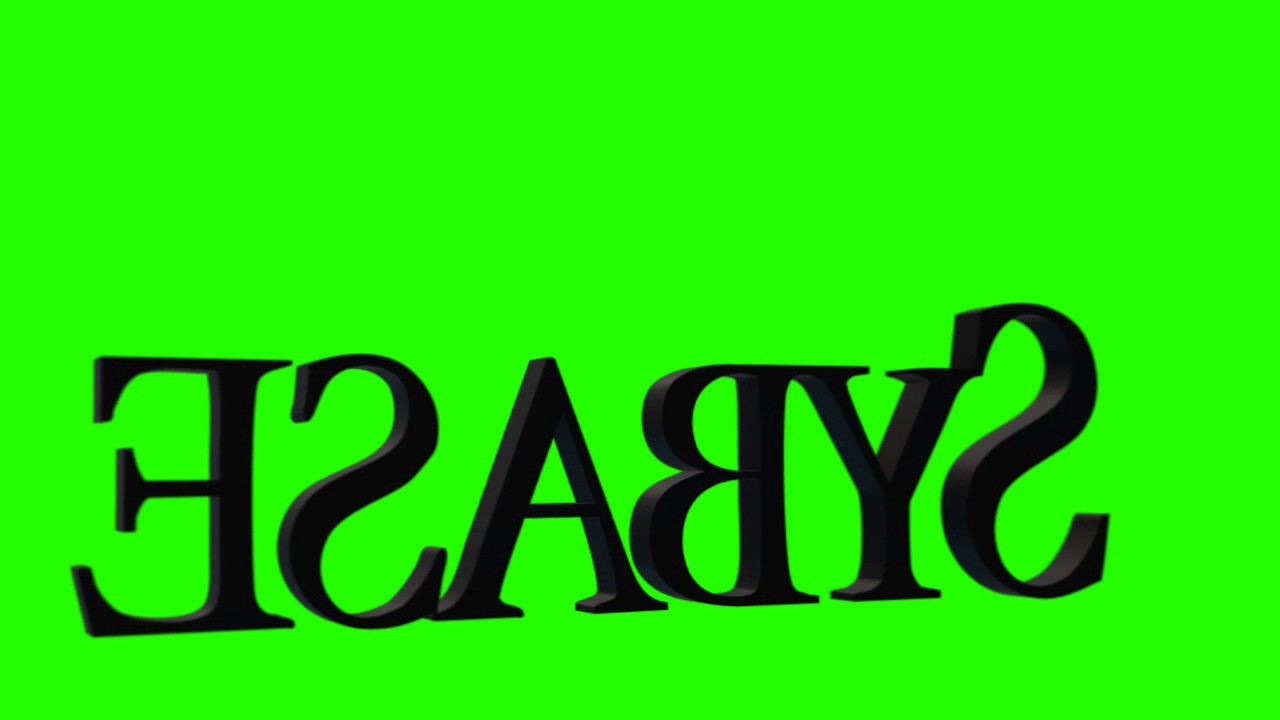 Sybase logo chroma