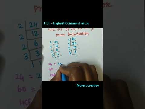 HCF #class6 #cbse #numbers #maths #mathsolution #mathematics #onlineclasses #hcf #hcf_lcm #hcflcm