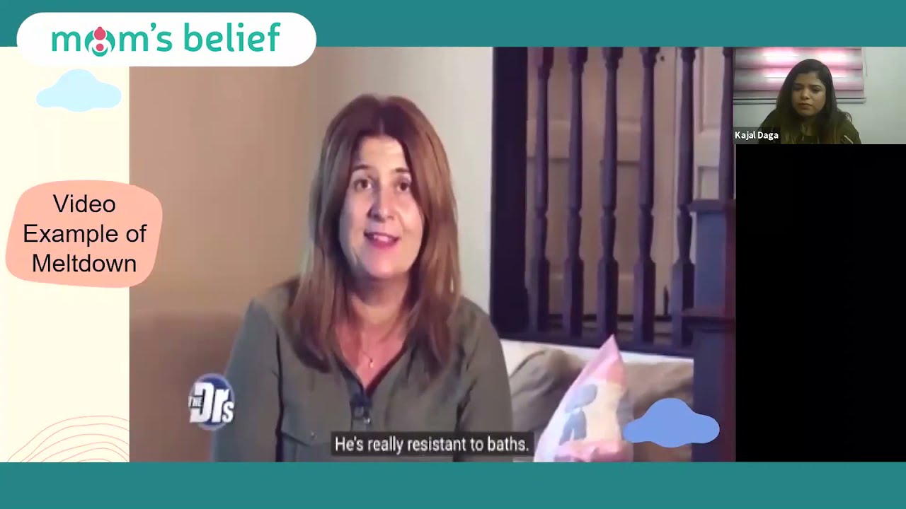 Webinar on Managing Meltdowns and Temper Tantrums by Diksha & Kajal  - Mom's Belief (Recorded)