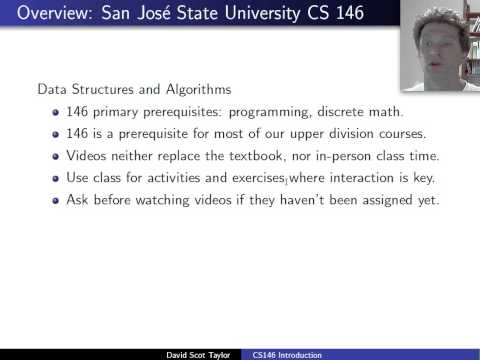 SJSU CS146 Introduction