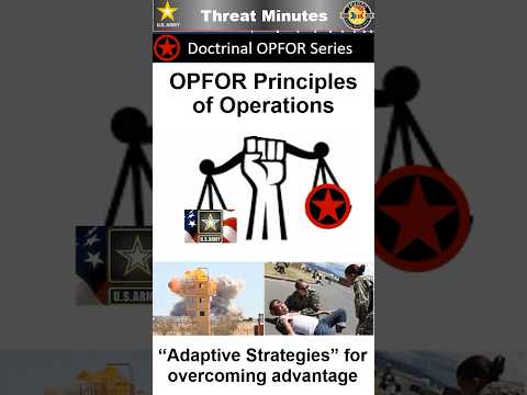 OPFOR Principles of Operations (Adaptive Strategies) - ThreatMinutes
