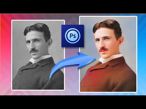 How to fix and repair an old black and white images in photoshop 2023