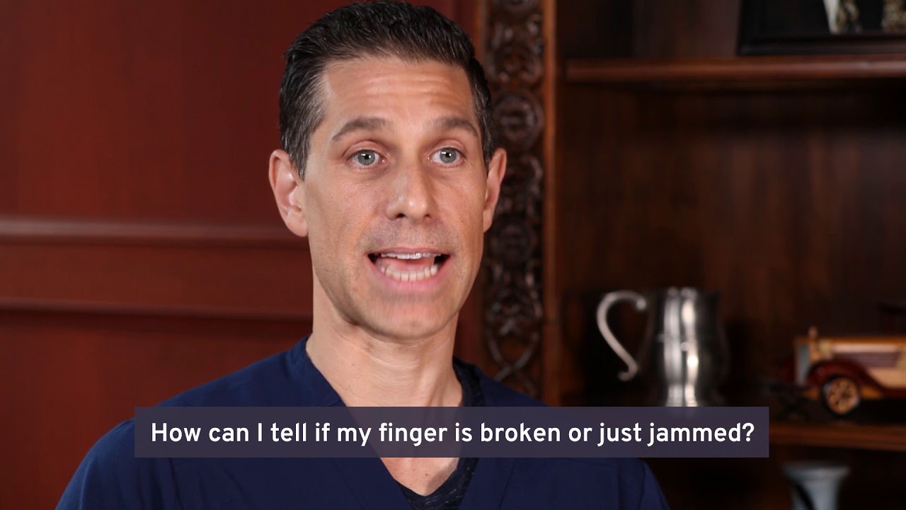 How Can I Tell if My Finger is Broken or Just Jammed?