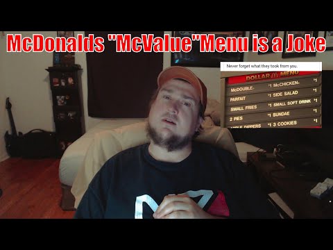 McDonalds New 2025 McValue Menu: I'm Not Lovin' It