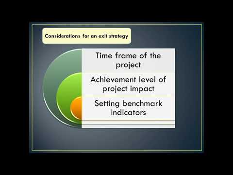 BBA RM - Project Management - C5 - S5 - Post Project Exit Strategy