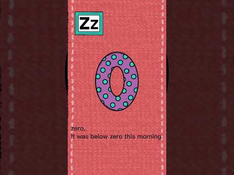Phonics words start with Z