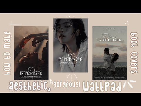 aesthetic wattpad book cover tutorial | how to make an aesthetic, simple wattpad cover 🍂🤎