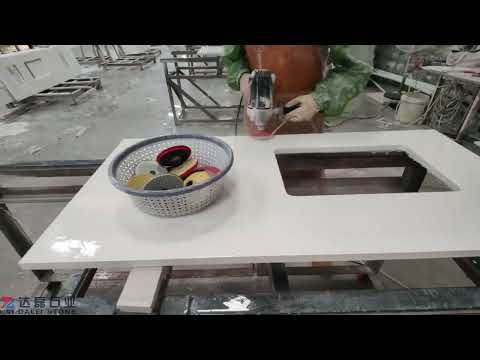How to polish Quartz Countertop Edge - Dalei Stone