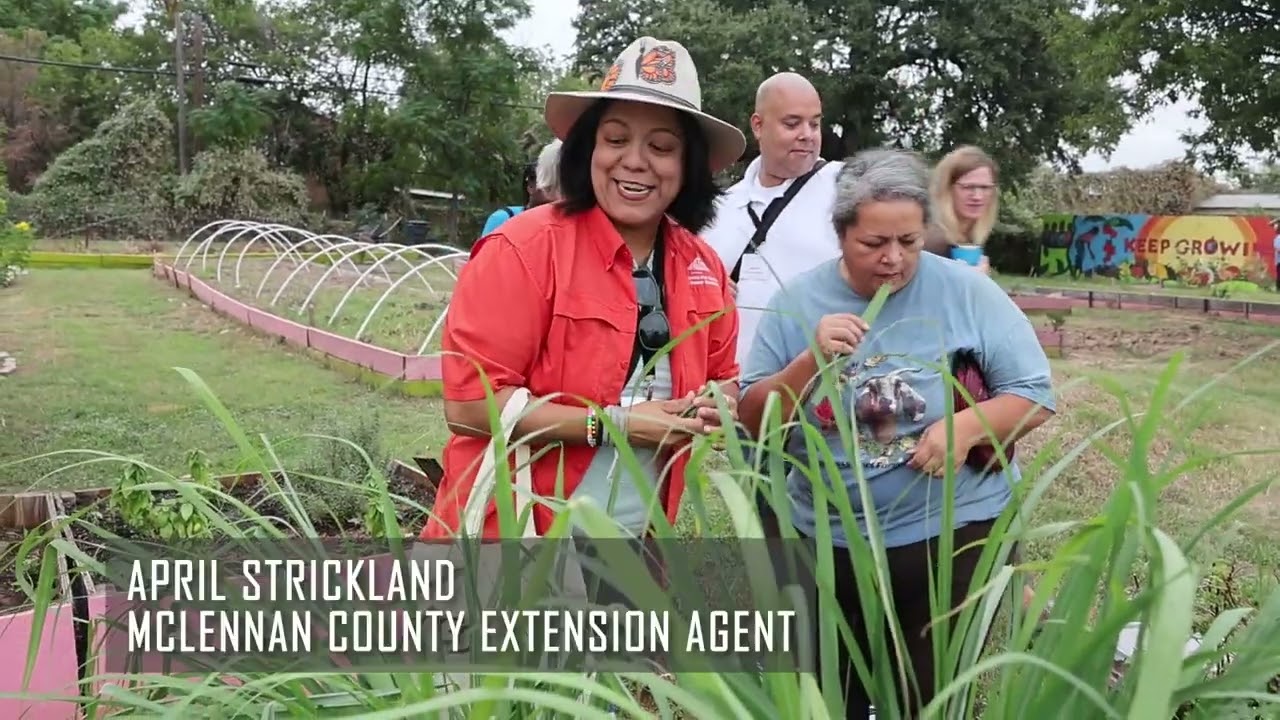 Green Communities Conference tours Waco's Urban Reap, Garrison Street Community Garden