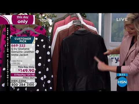 G by Giuliana Genuine Leather Moto Jacket