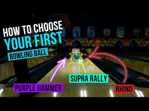 HOW TO CHOOSE YOUR FIRST BOWLING BALL!! | Brunswick Rhino vs Purple Hammer vs Motiv Supra Rally