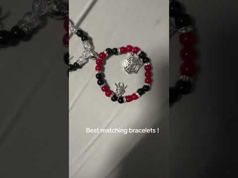 Matching spiderman bracelets for couples #spiderman #matchingbracelets