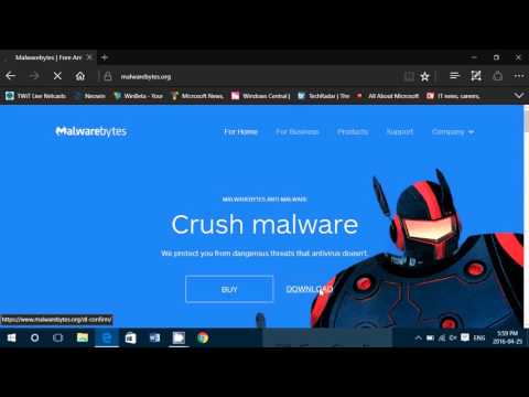 Virus and Malware removal tool Malwarebytes anti malware free