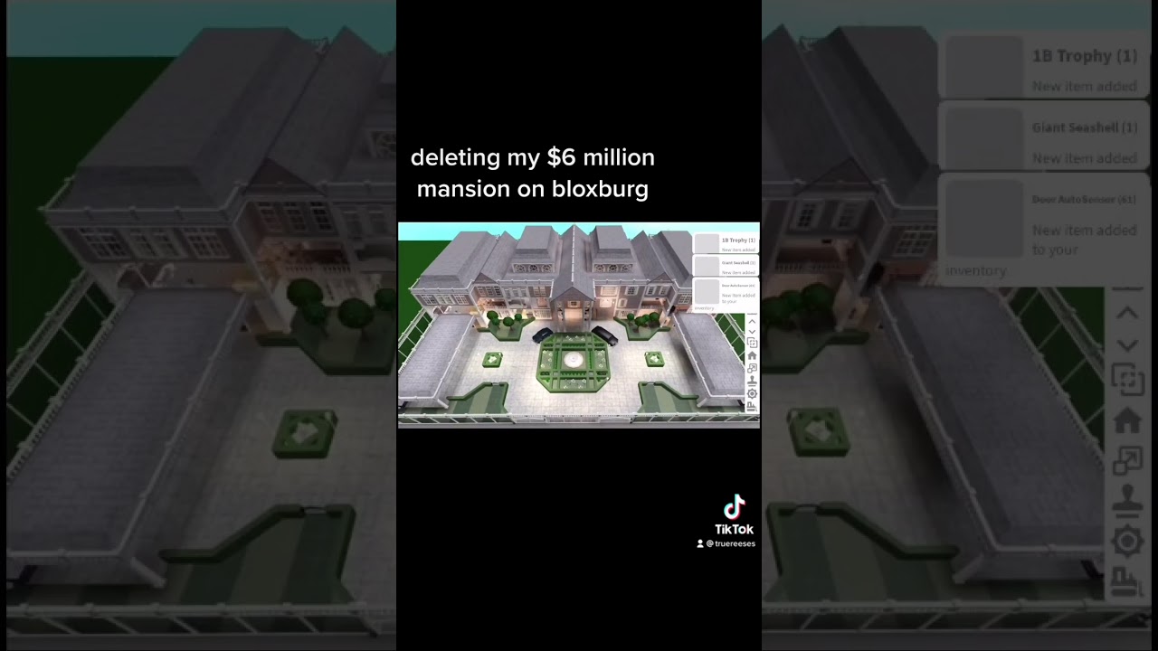 deleting my $6M bloxburg mansion