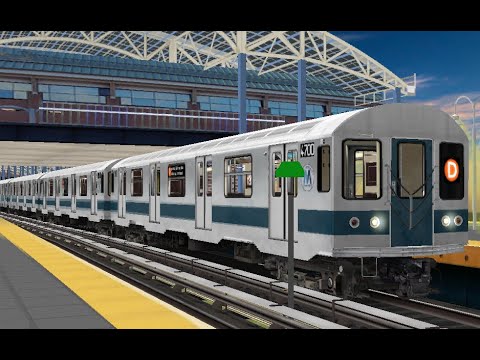 OpenBVE RP Run : R55 (D) to Norwood-205th Street via 8th Avenue