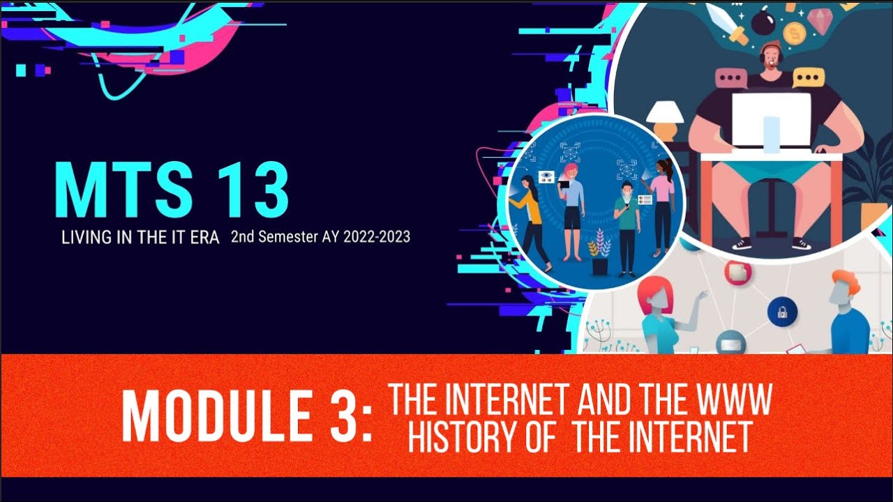 MTS REPORTING - MODULE 3: MODULE 3 - The Internet and the WWW, History of  the Internet.