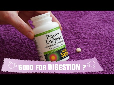 Review of Natural Factors Papaya Enzymes with Amylase & Bromelain - 120 Chewable Tablets