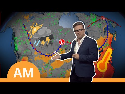 Canada's National Forecast: Heat Warnings Continue in Ontario | #WeatherAM