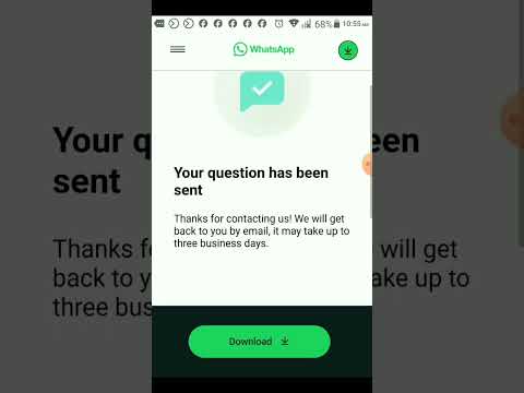 Kuchotsa YOU NEED THE OFFICIAL WHATSAPP error