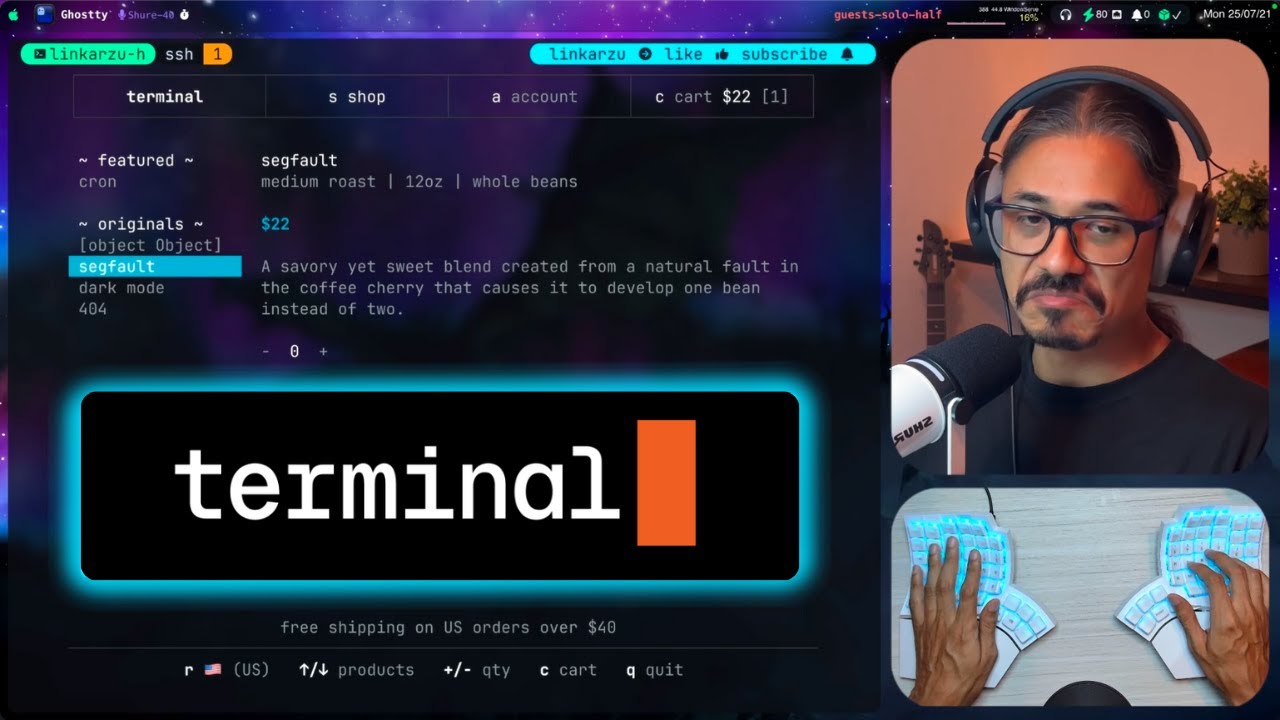 Let's Buy Coffee in the Terminal via SSH | terminal.shop