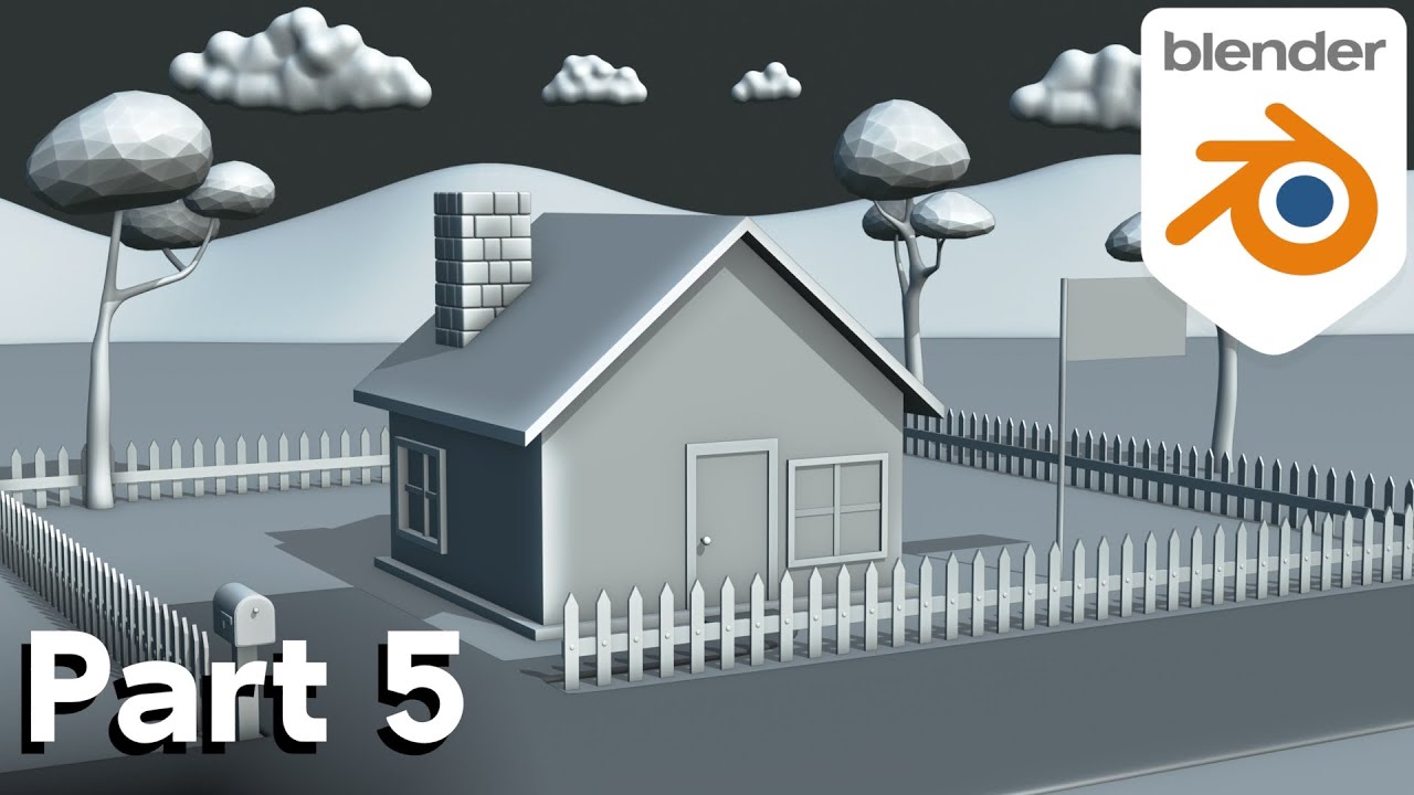 Part 5-Blender Beginner Tutorial (Finishing the Modeling) Updated Tutorial Link in Description