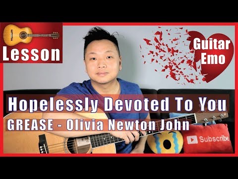 Hopelessly Devoted To You - Olivia Newton John Guitar Tutorial