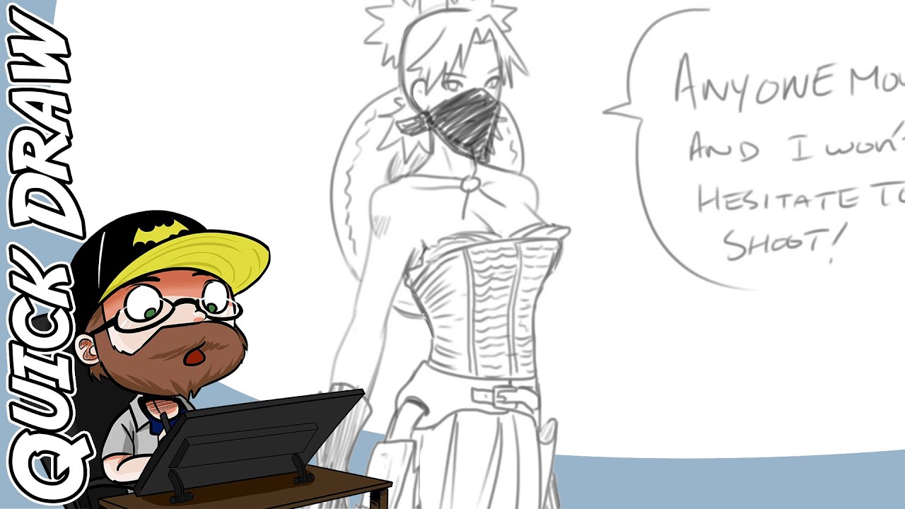 Quick Sketch - Naruto - Bandit Cowgirl Temari