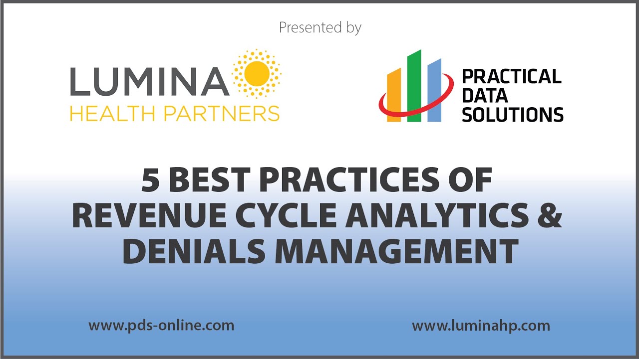 5 Best Practices of Revenue Cycle Analytics and Denials Management