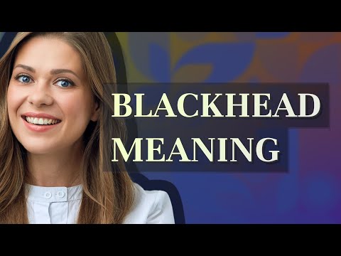 Blackhead | meaning of Blackhead