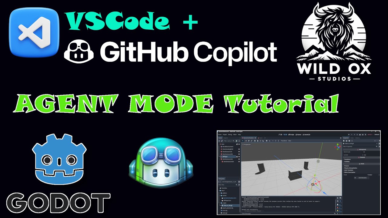 Godot + Github Copilot Agent Mode Tutorial - Part 2