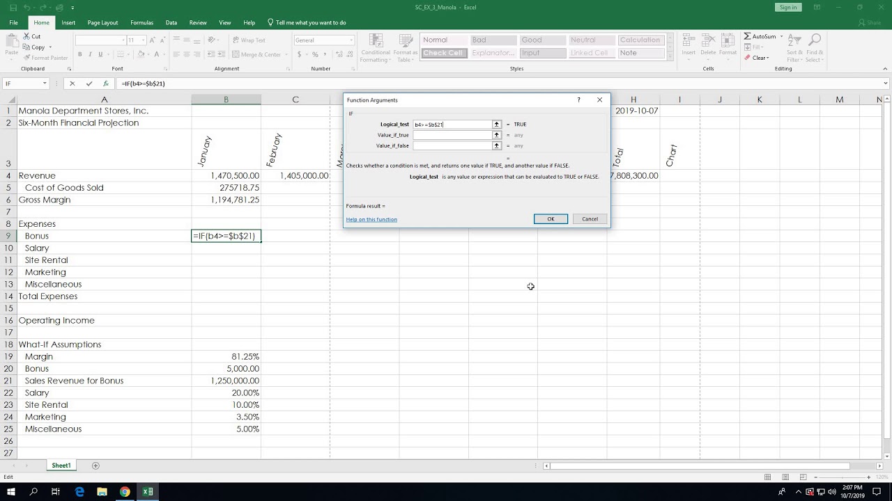 Excel Module 3 Demonstration Part 2