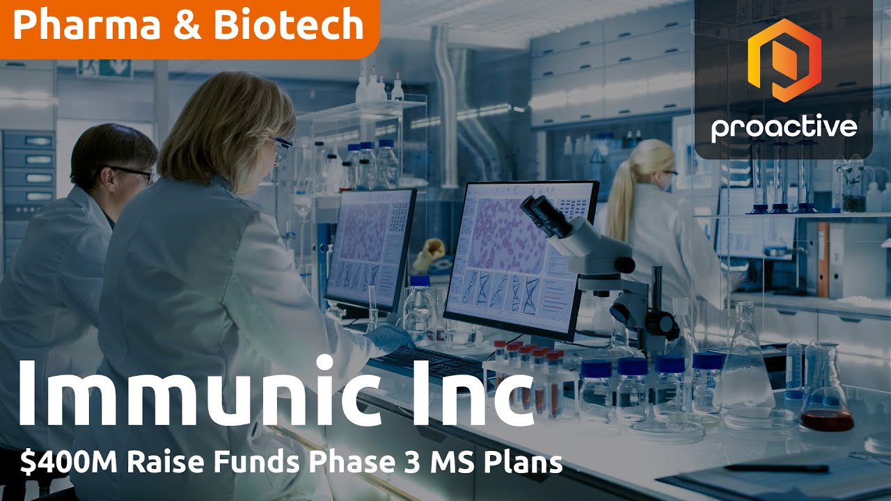 Immunic CEO on $400m financing, phase 3 MS plans