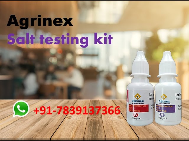 Salt Testing Kit - 100 Test Salt / Iodine Testing Kit Manufacturer from ...