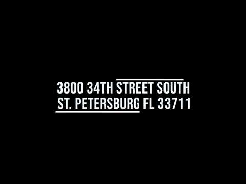 3800 34th St S, Saint Petersburg, FL 33711. 4K Vacant Land Drone Video.