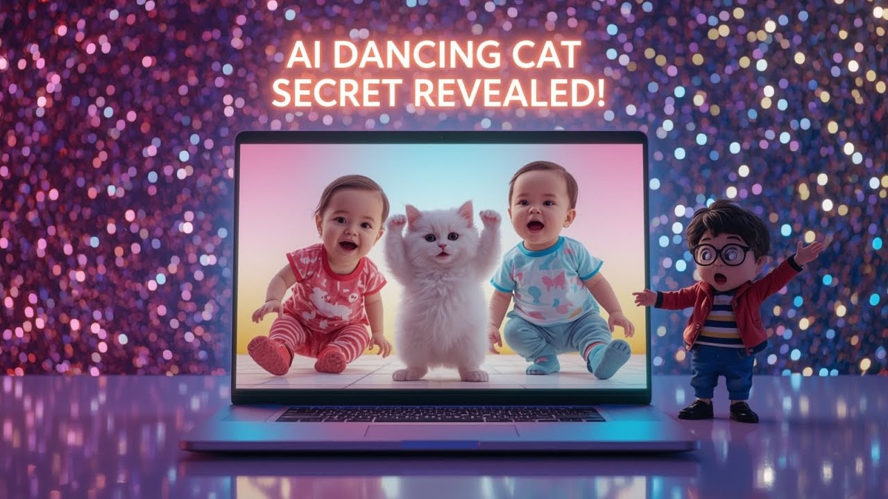 “How to Make VIRAL AI Dancing Cat Videos🐱✨ (Step-by-Step Tutorial)”