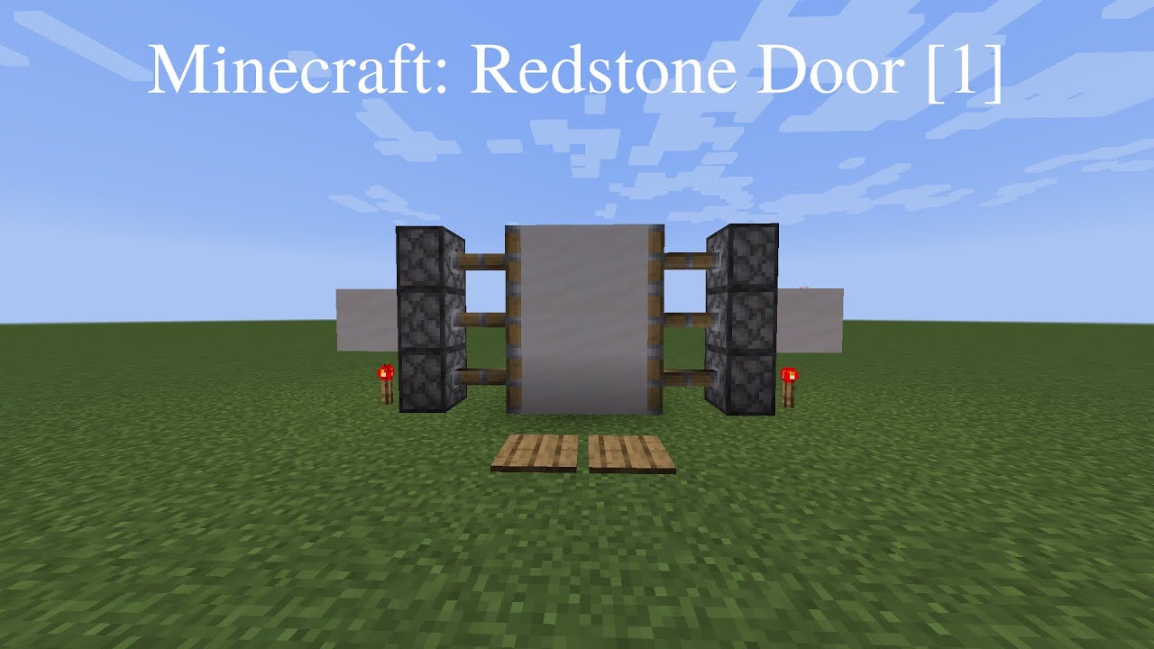 Minecraft: Redstone Door [Level 1]